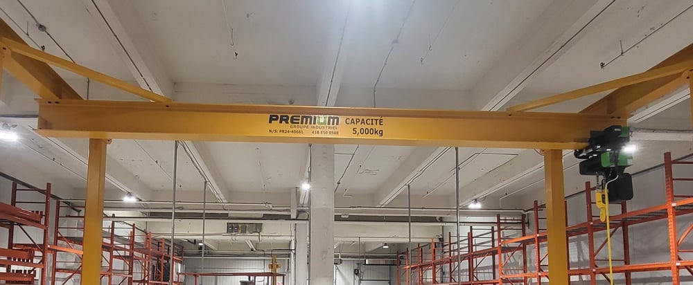Monorails manufactured in Quebec | Premium Industrial Group