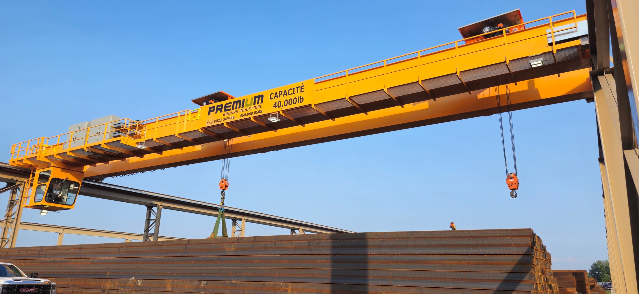 Ponts Roulants fabriqués au Québec | Groupe Industriel Premium