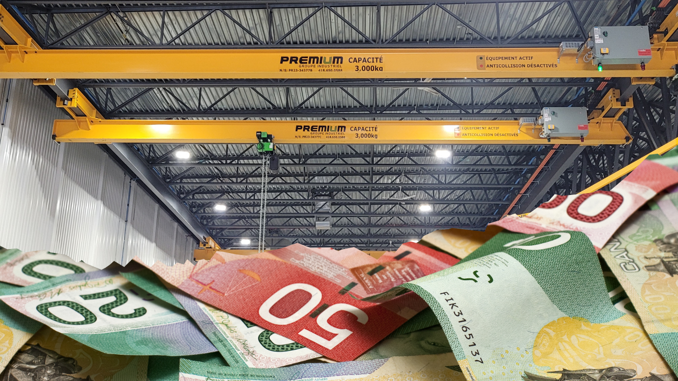 Overhead crane prices in Quebec in 2025 | Premium Industrial Group