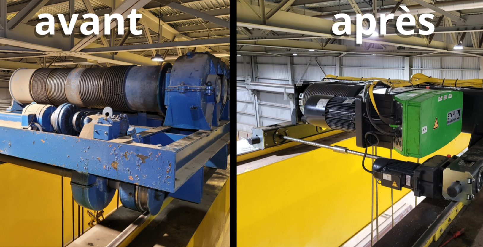 Modernization of overhead cranes in Quebec | Premium Industrial Group